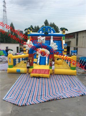 China cheap giant  Inflatable Slide Commercial  Inflatable Slide  inflatable bouncy castle with slide for sale