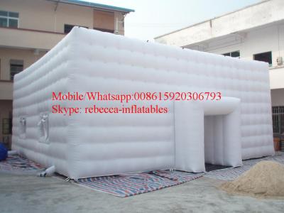 China Giant Commercial Inflatable Cube Tent Outdoor with Windows and Door CMIT25 for sale