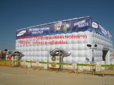 China inflatable air sealed tent,large inflatable cube tent outdoor inflatable party tent CMIT31 for sale