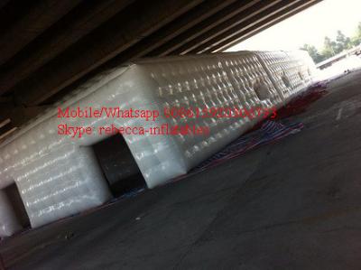 China Giant Square Inflatable Party Tent PVC Tarpaulin White Outdoor Lgloo CMIT36 for sale