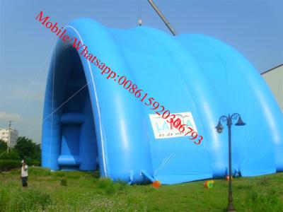 China PVC Giant Inflatable Tent Inflatable Air Supported Structures Giant Stage Cover Dome Tent for sale