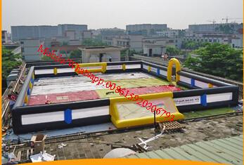China inflatable football pitch inflatable soccer pitch inflatable football field for sale
