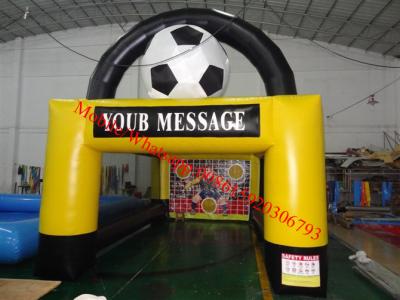 China Inflatable football pitch for training for sale
