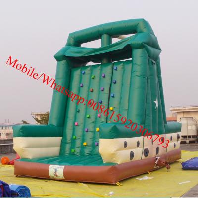 China Inflatable rock climbing wall for sale for sale