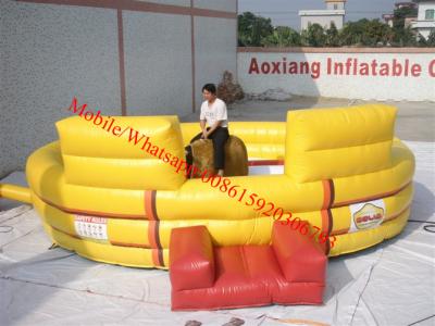 China inflatable bull ride hot sale inflatable mechanical bull inflatable bull ring for sale