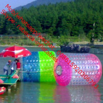 China inflatable water roller inflatable roller for lake for sale