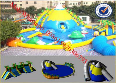 China water park slides water amusement aqua park inflatable water slide for kids and adults for sale