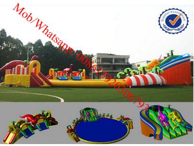 China inflatable commercial water park portable water park giant inflatable water slide for sale