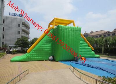 China water tower inflatable water tower with launch blob for sale