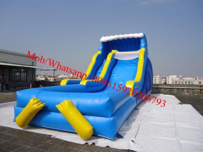 China above ground pool water slide giant inflatable water slide for sale for sale