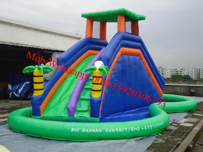China giant water slide nip slip on a water slide for sale