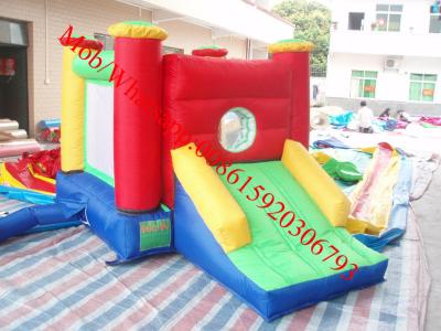China mini bouncy castle with slide for sale