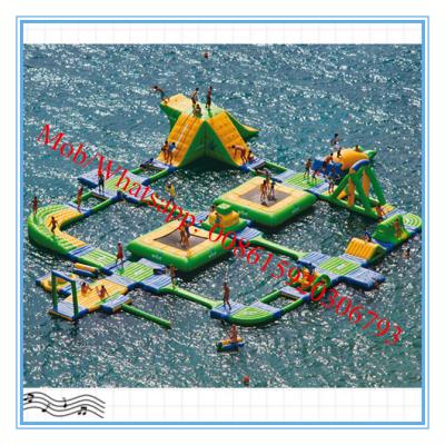 China inflatable water games for adults lake inflatables water games floating water games for sale