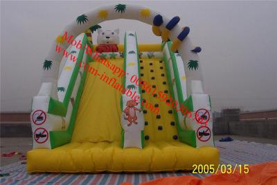 China children inflatable pool with slide jumping castles inflatable water slide for sale