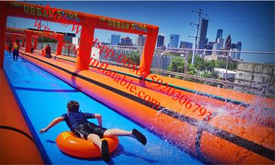 China 1000 ft slip n slide inflatable slide the city giant inflatable water slide for adult for sale