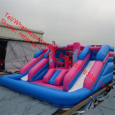 China inflatable slide with pool for sale