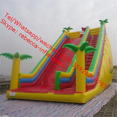 China inflatable bouncer with slide for sale