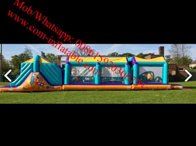 China Assault course Inflatable Obstacle Course for sale