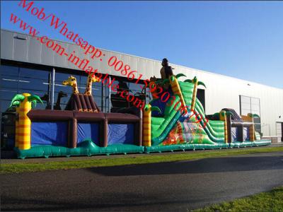 China Custom Made Inflatable Obstacle Course Jungle for sale