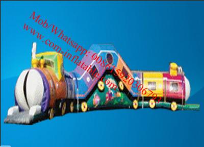 China Inflatable Train Obstacle Course Inflatable trainCourse for sale
