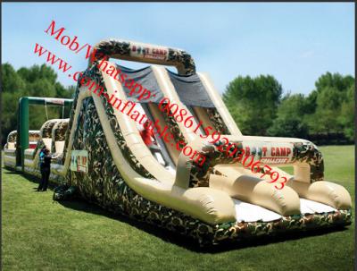 China Massive Inflatable Military Course for sale