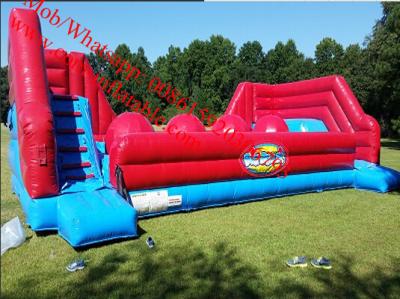China wipeout inflatable obstacle course for sale
