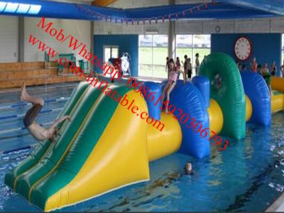 China inflatable water obstacle course inflatable floating obstacle for sale