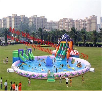 China water park equipment for sale water park equipment price large inflatable pool slide for sale