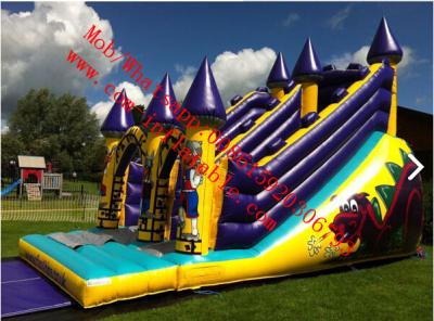 China Dragons Lair Inflatable Slide for sale