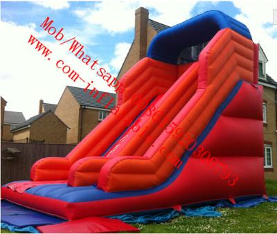 China red mega inflatable slide for sale