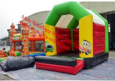 China Car theme bouncy castle  inflatable car bouncer trampoline for sale