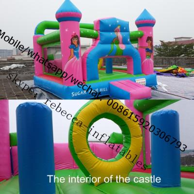 China indoor mini bouncy castle indoor inflatable princess bouncy castle for sale