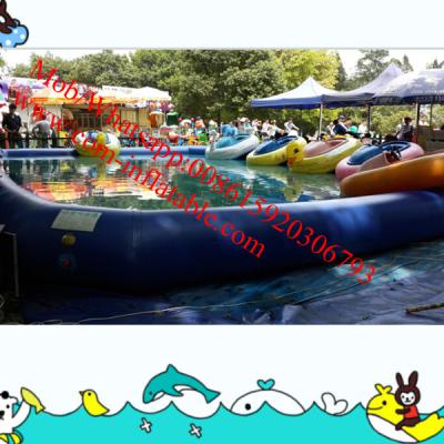 China inflatable water slide pool inflatable bumper cars water pool for sale