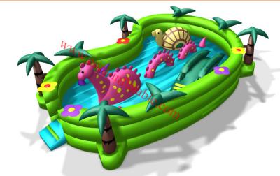 China New design inflatable bouncer for sale inflatable amusement park small playground for sale