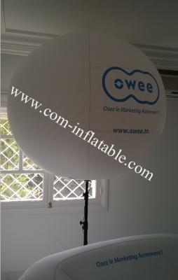 China led lighted tripod balloon for public, inflatable stand balloon with customized logo for sale
