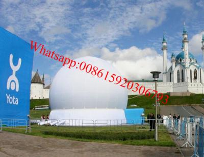 China White inflatable projection dome tent for sale