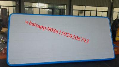 China DWF inflatable air track gymnastics,inflatable air tumble track, able air track for gym for sale