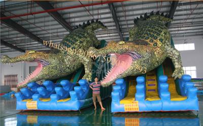 China slide dragon inflatable inflatable bouncy castle with water slide inflatable slip and slide inflatable slide giant for sale