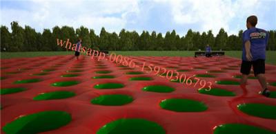 China Giant inflatable sheet inflatable 5k obstacle courses inflatable circles for sale