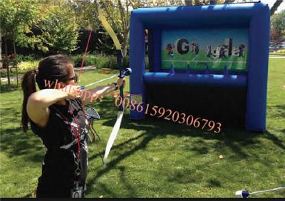 China inflatable archery , archery inflatable game , Archery Hoverball  Interactive Games for sale