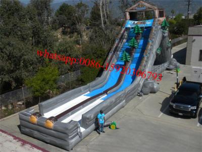 China giant snow slide inflatable , giant snow slide, inflatble toboggan slide , snow slide for sale