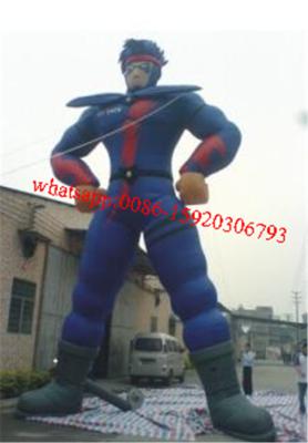 China Custom-Made-Superman-Inflatable-Cartoon-Character-for-Show inflatable characters for advertising for sale