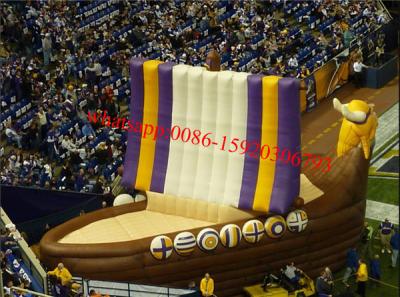 China End Zone Party Deck Inflatable Boat for football for sale