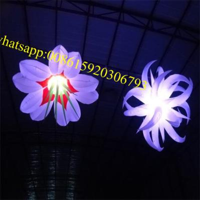 China led flower , flower outdoor led lights , led flower, led balloon ,  inflatable flower, inflatable flower decoration for sale