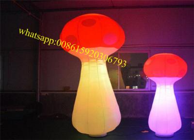 China decoration inflatable mushrooms , led balloon light , light up balloon , giant inflatable mushroom for sale