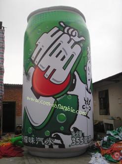 China Inflatable drinks bottles model carton character inflatable advertising carton for sale