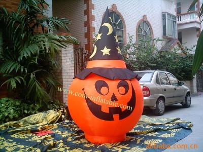 China inflatable Halloween carton mdoel character pumpkin inflatable model for sale