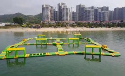 China inflatable water obstacle course floating obstacle course water sport water sport toys for sale