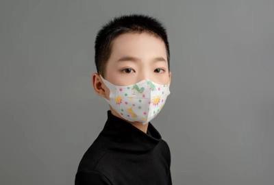 China Masker van het jonge geitjes Beschikbaar Beschermend Gezicht 3 Beschikbaar het Gezichtsmasker van Vouw niet Geweven Stoffen Te koop