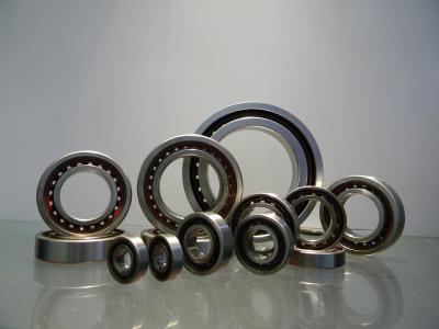 China GCr15 Angular Contact Ball Bearing 10mm - 200mm ID Range With Single / Double Row for sale